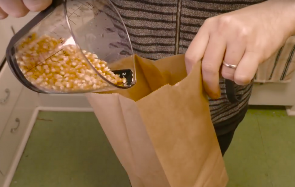 If You Have Never Put Popcorn Kernels Into A Paper Bag, Now Is The Time ...