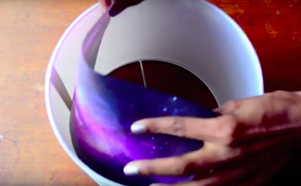 This Lampshade Get's Lined With Galaxy Paper and WOW!! - Wise DIY ...