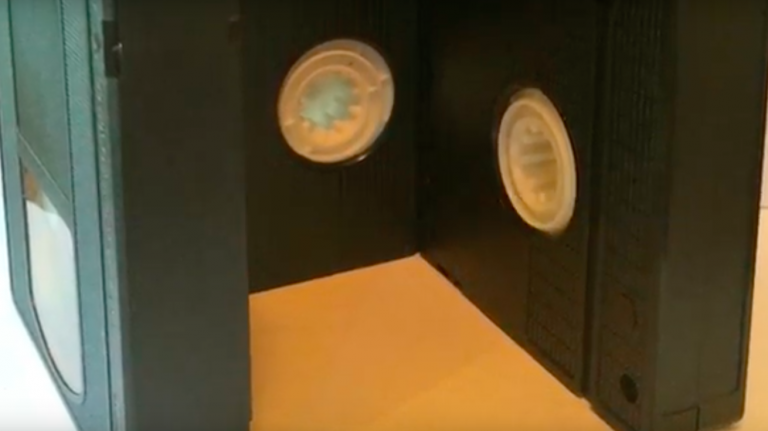 Gluing Together Old VHS Tapes Is The First Step In This Retro DIY Gift ...
