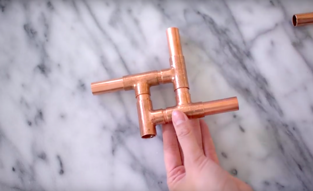 She Assembles Some Pieces Of Copper Pipe And Makes An Irresistible ...